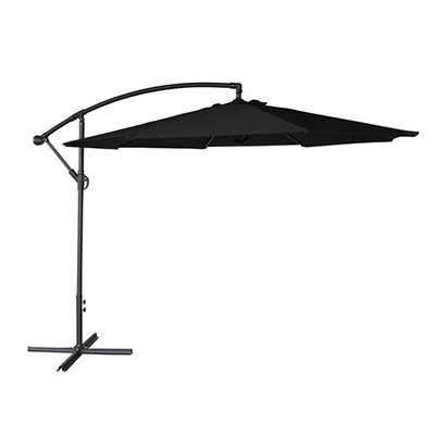 PARASOL DEPORTÉ NOIR - Loc'ambiances