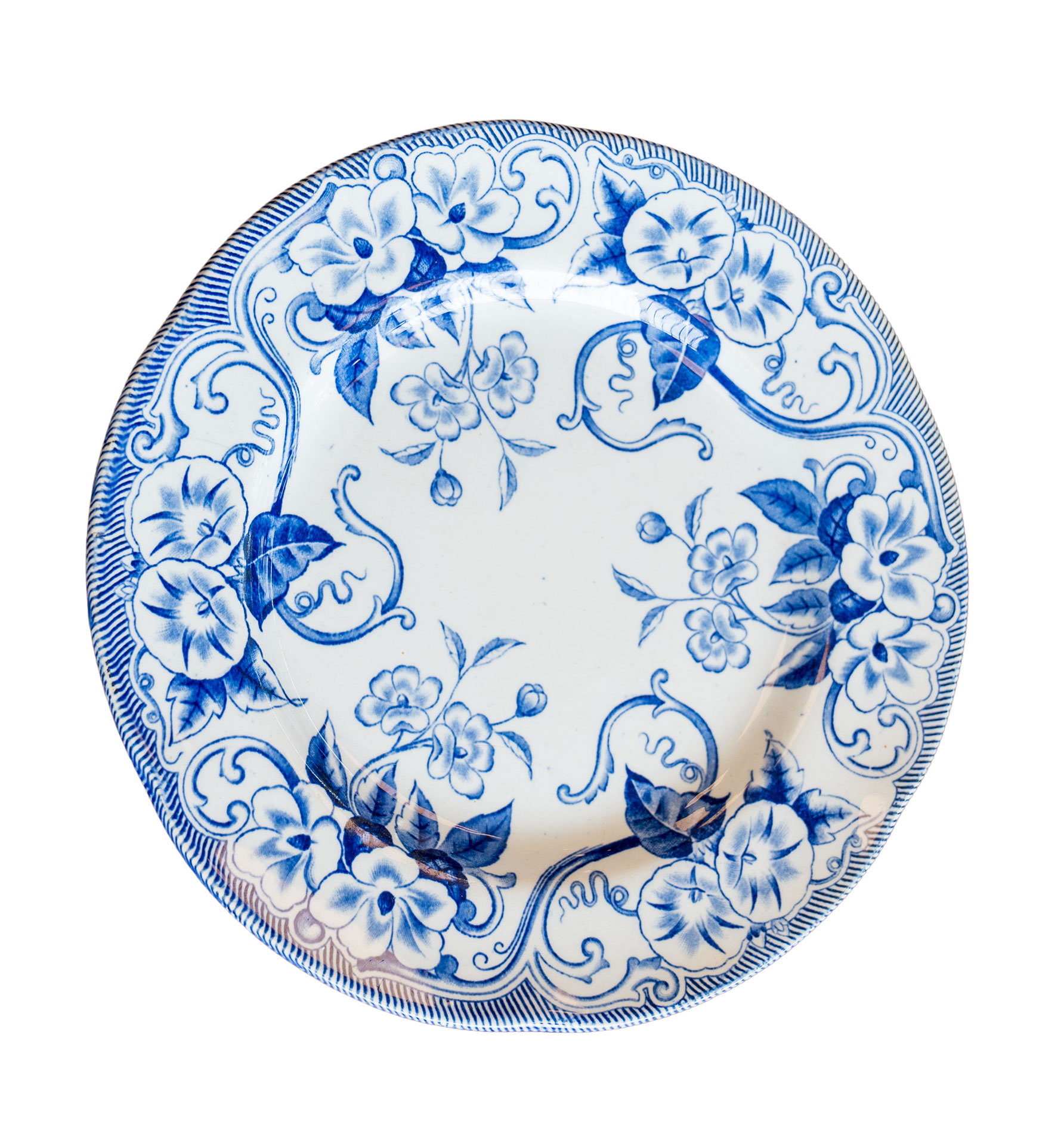 Petite assiette bleu cobalt - Loc'ambiances