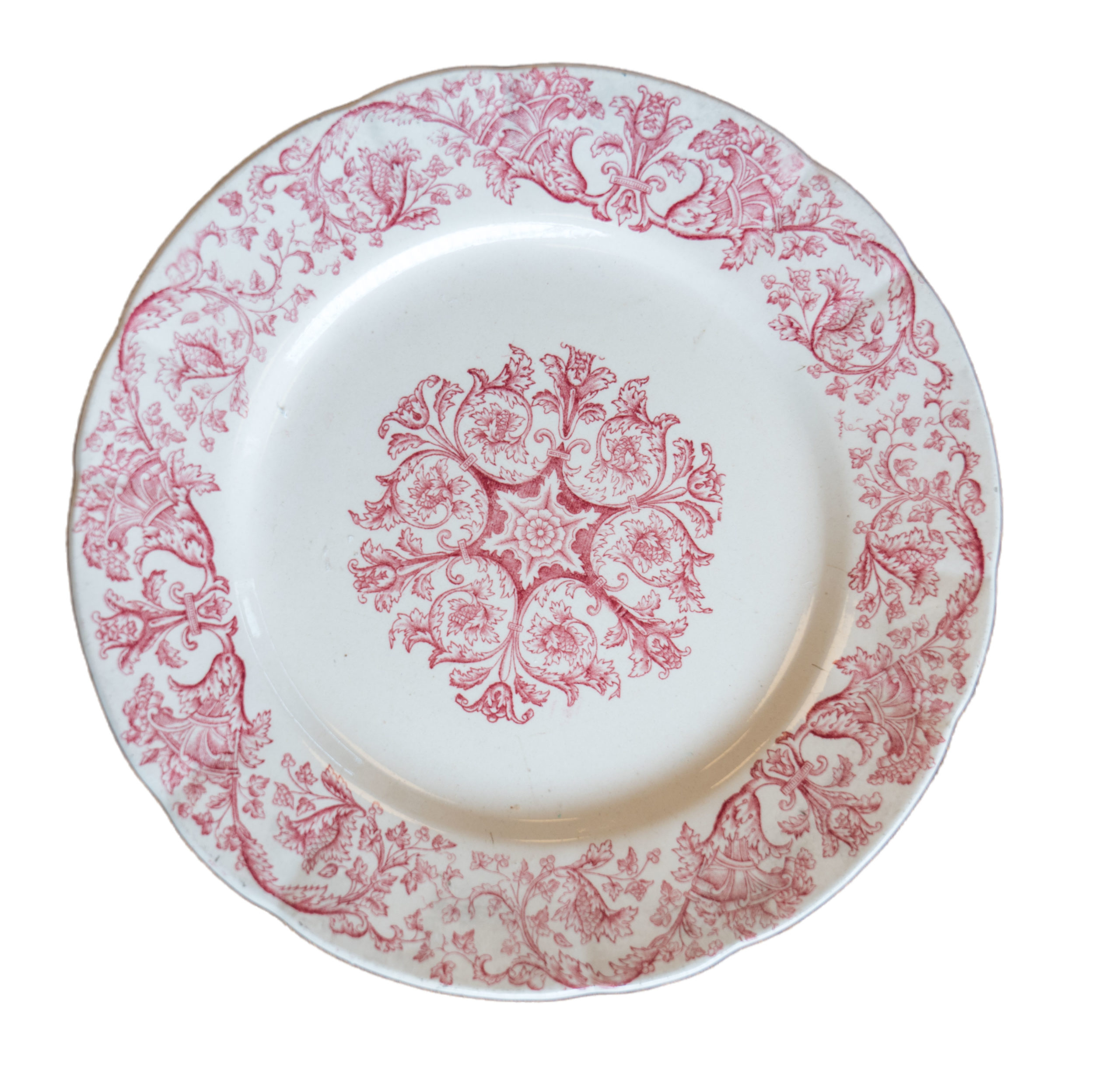 Petite assiette rose - Gamme vintage - Loc'ambiances