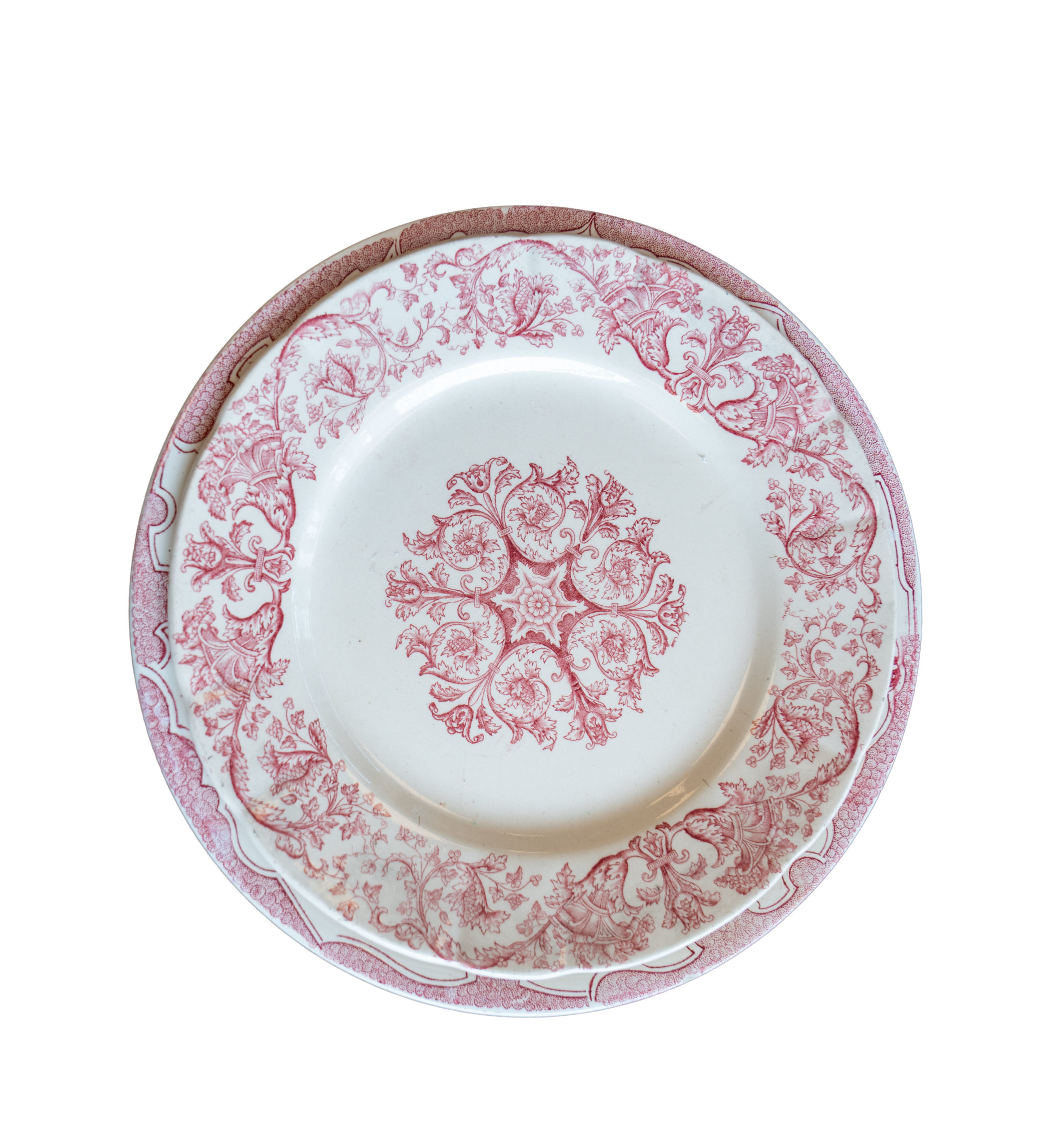 Assiette rose - Loc'ambiances